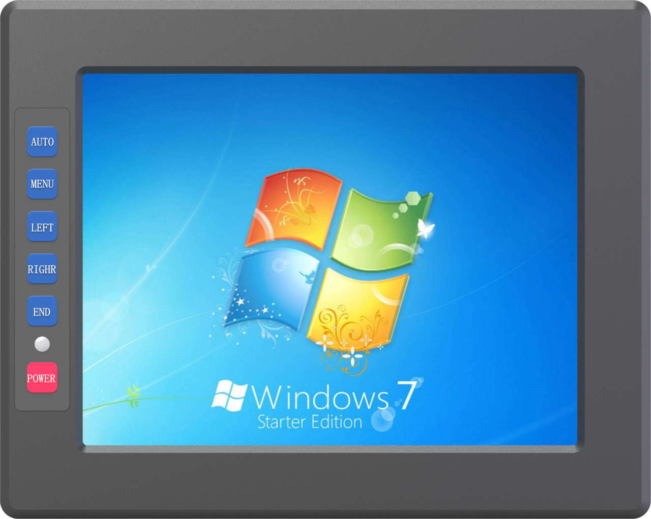 8寸嵌入式工业显示器 - 奇创彩晶工业平板电脑液晶显示解决方案